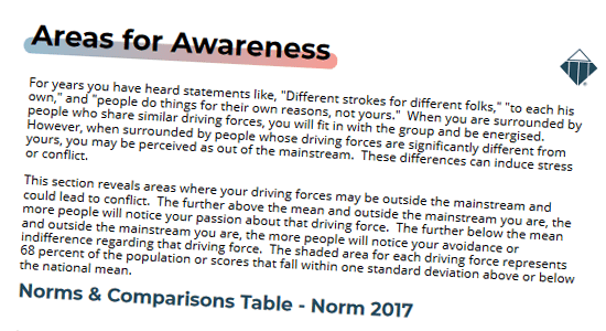 Driving Forces Profile